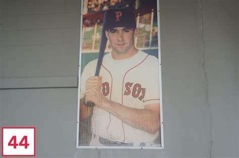 44 Lou Merloni Faded Player Mural Not Original Mccoy Stadium