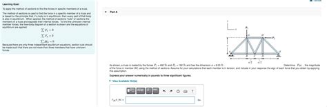 Solved 1 Review Learning Goal Part A To Apply The Method Of