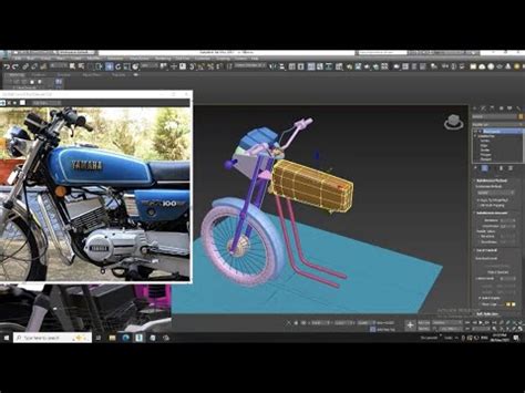 3DsMax Tutorials Learn 3D Modeling A RX 100 Bike From Scratch In