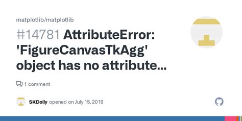 Attributeerror Figurecanvastkagg Object Has No Attribute Manager
