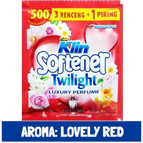 So Klin Softener 13ML Pelembut Pewangi Pakaian Bilas 1 Renceng Isi 12