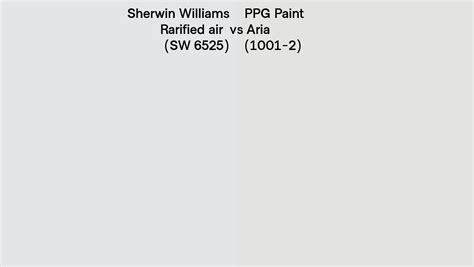 Sherwin Williams Rarified Air SW Vs PPG Paint Aria Side By Side Comparison