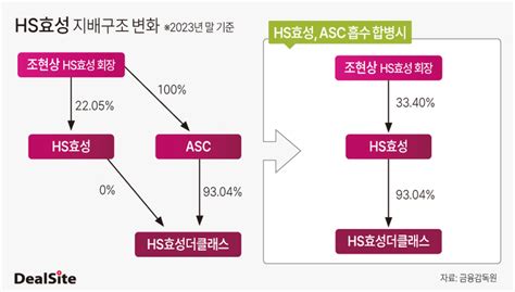 [지배구조 리포트] [효성] 조현상 부회장 Hs효성 지배력 강화 방안은 딜사이트