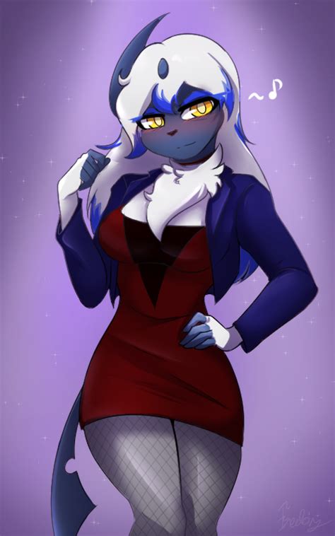 Rule 34 Absol Alfredlinsh Anthro Big Breasts Breasts Female Pokémon