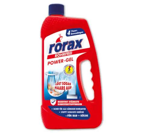 Rorax Rohrfrei Power Gel Von Penny Markt Ansehen