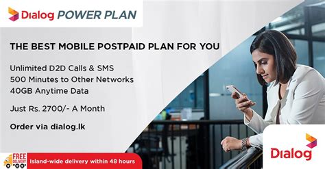 Dialog Axiata Plc On Linkedin Order A Dialog Mobile Postpaid Sim Online