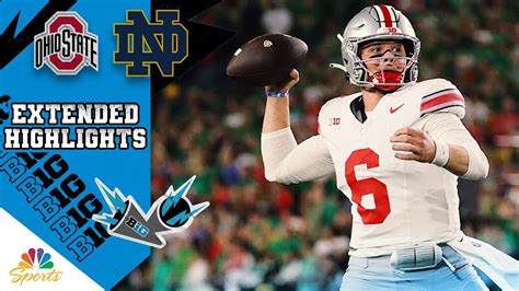 Ohio State Vs Notre Dame EXTENDED HIGHLIGHTS NBC Sports YouTube