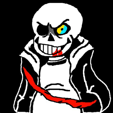 Pixilart Hard Mode Sans By Fredboi