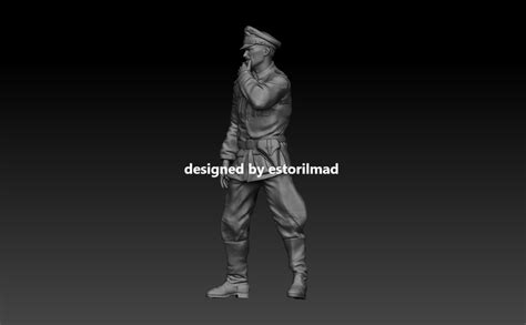 Archivo Stl Ww2 German Ss Officer V3 🐅 ・plan De Impresión En 3d Para