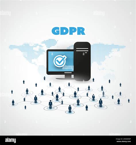 Eu General Data Protection Regulation Gdpr Design Concept Rules To