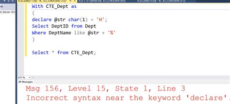 Sql Cte Follow These 5 Rules While Creating A Cte Avoid These
