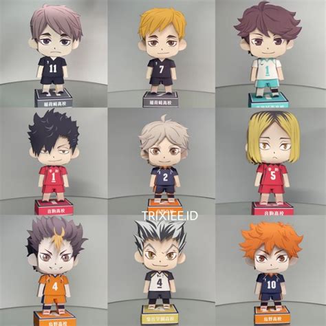 Jual Papercraft Haikyu Action Figure Haikyu Versi Jcube Shopee