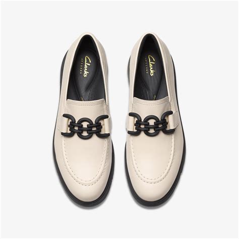Womens Loriini Izzy Cream Leather Shoes Clarks
