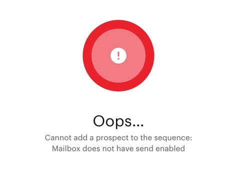 validation failed mailbox does not have send enabled outreach support