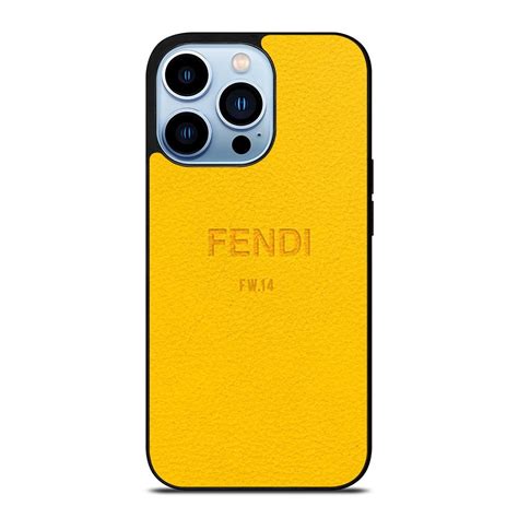 Fendi Roma Yellow Iphone Case Cover Phone Case For Iphone 16 15 14 13