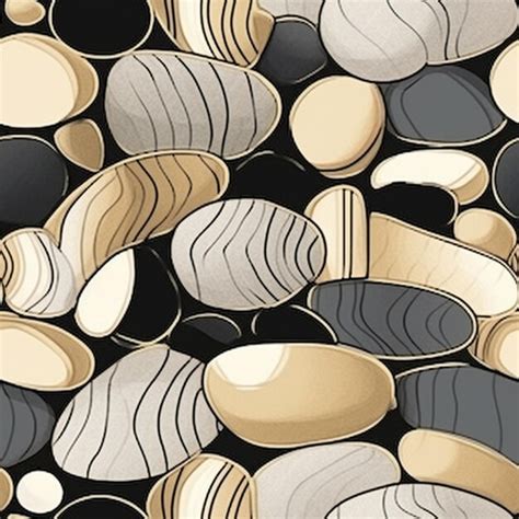 Premium Ai Image A Close Up Of A Bunch Of Rocks On A Black Background Generative Ai