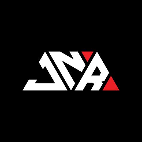 Jnr Triangle Letter Logo Design With Triangle Shape Jnr Triangle Logo Design Monogram Jnr