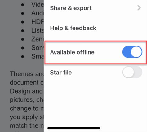 How To Use Google Docs Offline
