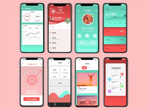 Phone App UI Designs App Ui Design Web App Design App Design Inspiration
