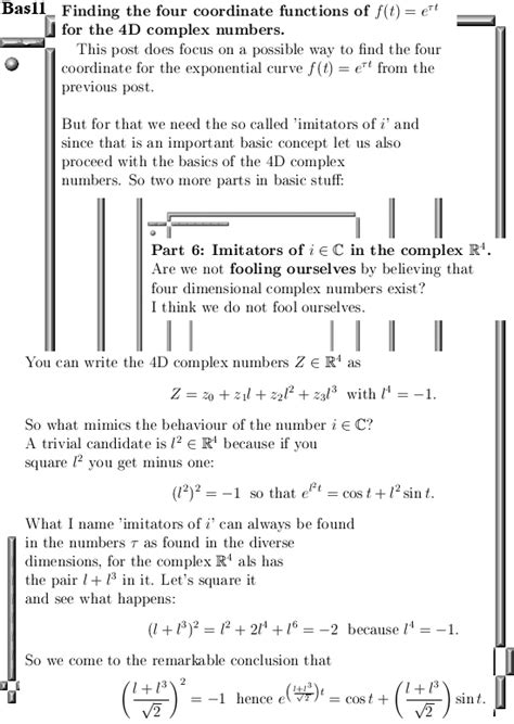 Calculation Of The Four Coordinate Functions For The 4d Exponential