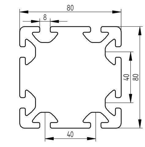 Profil 8 80x80 voll - Ratiotechnik Heinz Karls GmbH
