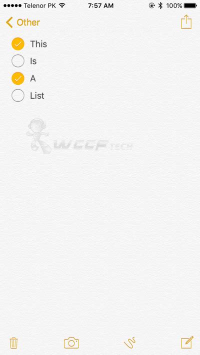 How To Create Interactive Checklists In IOS Notes App