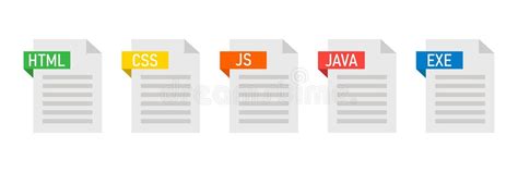 Languages Extension Stock Illustrations 7 Languages Extension Stock
