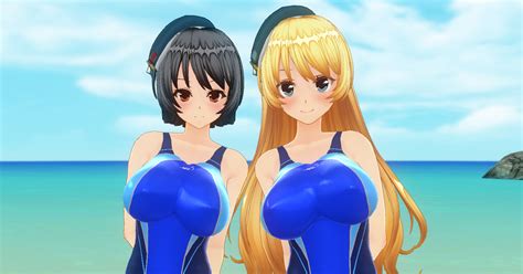 Com3d2 高雄と愛宕とグラビア撮影～競泳水着編～ 珈琲提督のイラスト Pixiv