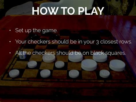 How To Play Checkers By Michele Law