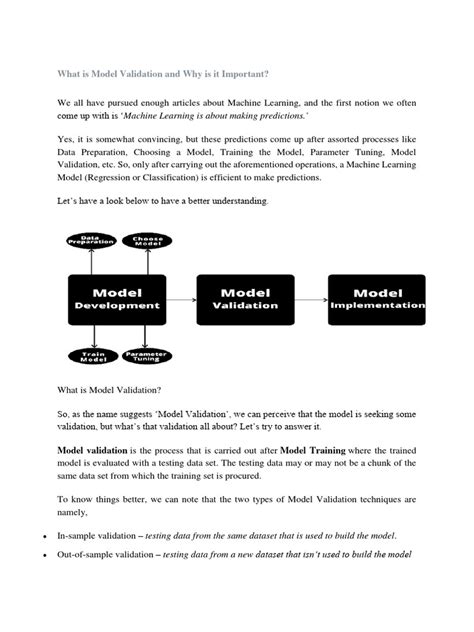 Model Validation And Data Partition Pdf Cross Validation Statistics