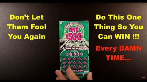 5 Ways To Win The Scratch Off Lottery Youtube