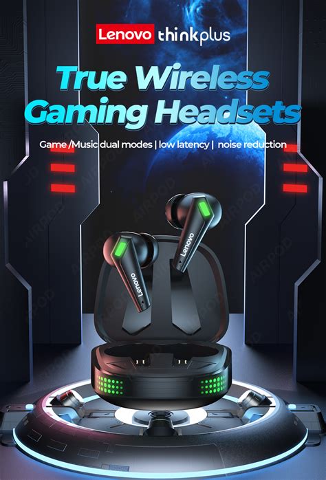 Lenovo Xt85 Ii Tws Gamer Fones De Ouvido Sem Fio Bluetooth 53 De Baixa