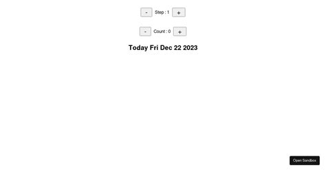 Date Counter Codesandbox Date Counter Codesandbox