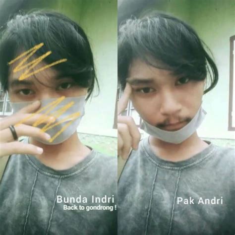 Dari Belakang Potret Cowok Gondrong Bikin Gagal Naksir