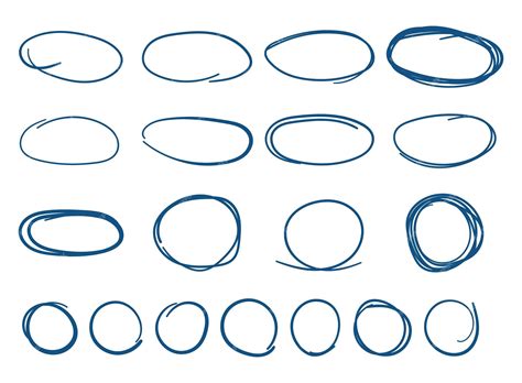 Premium Vector Circle Line Sketch Icon In Hand Drawn Style Circular