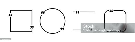 인용 상자 세트 따옴표가 있는 따옴표 프레임입니다 텍스트에 대한 말풍선입니다 0명에 대한 스톡 벡터 아트 및 기타 이미지 0명 기포 노트 Istock