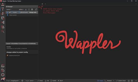 Wappler Documentation Creating A Wappler Project Based On Existing