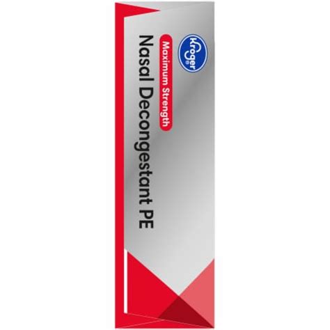Kroger® Maximum Strength Non Drowsy Nasal Decongestant Pe Tablets 10mg