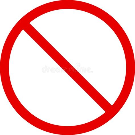 Sign Forbidden Icon Symbol Ban Red Circle Sign Stop Entry Ang Slash