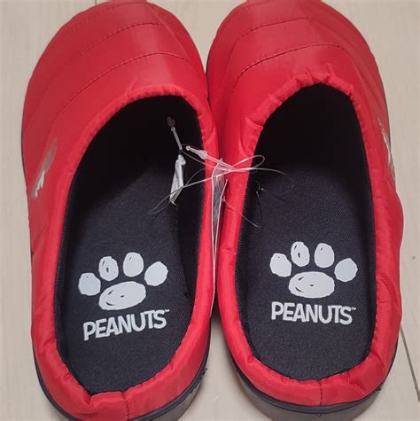 Yahooオークション Peanut スヌーピー Snoopy あったかダウン風 ス
