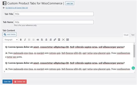 How To Add Custom Product Tabs In Woocommerce Quadlayers