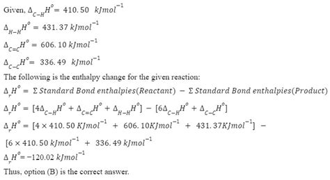 Bond Enthalpy Definition Formation And Application Aesl