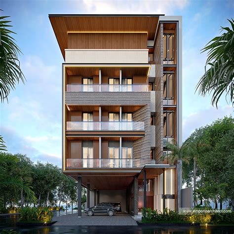 Desain Rumah Kost Modern 5 Lantai Ibu Wahyu Dan Ibu Mega Di Jakarta