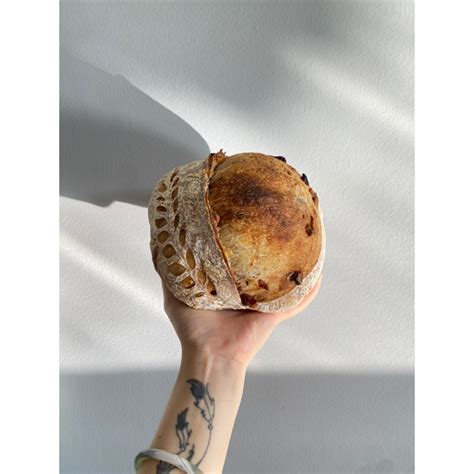 Fresh Artisan Sourdough Bread Walnut Cranberry Sourdough Halal