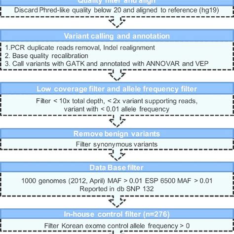 summary of the variant filtering pipeline download scientific diagram