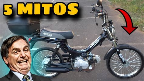 5 MITOS Sobre A MOBILETE 4 Tempos Bikelete 75cc Moby Dicas YouTube