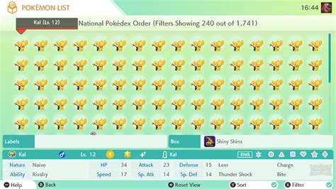 9 238 Shiny Shinx Quest To Catch 966 To Fill Whole Game Rshinypokemon