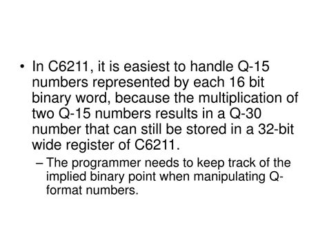 ppt number representation for dsp processor powerpoint presentation