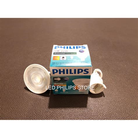 Jual Lampu Halogen Led Spot Philips Watt Watt W V Tusuk Mr Mr Putih Jakarta