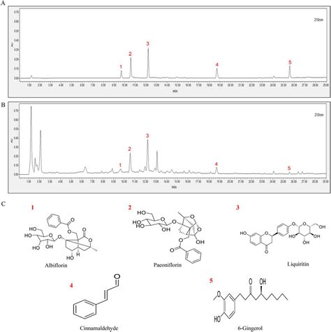 Uplc Fingerprinting Of Xjzd A Uplc Chromatograms Of Standards B